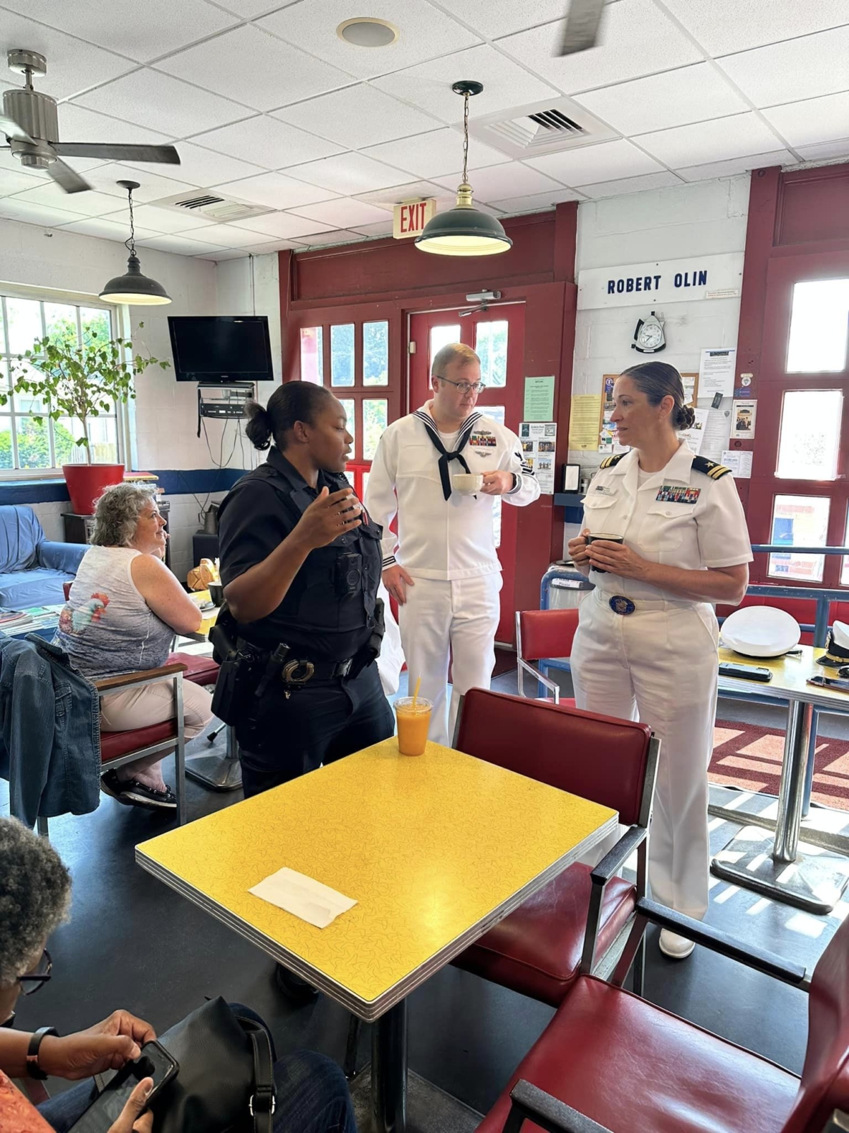 Photos Of The Week U S Navy Having Coffee With Cops The